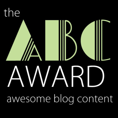 The ABCs of a Blog Award | It Rains... You Get Wet